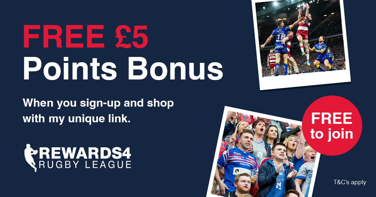 Sign In/Join Now for your loyalty to be rewarded with Rewards4Rugby League